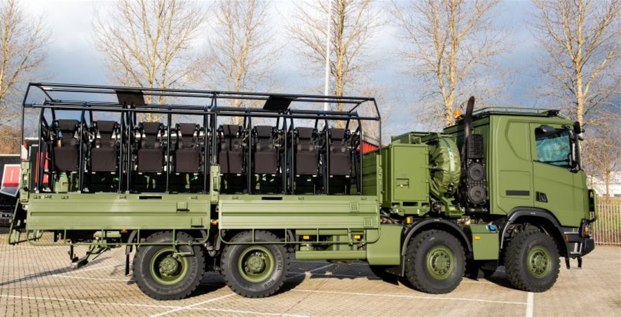 Crash simulation of the ProTEK ROPS on a Scania 8x8 - Design and Analysis